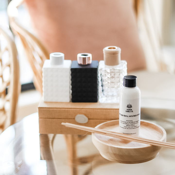 Hanson Candle Co Massage Candles, Refillable soy candles, Home & Body